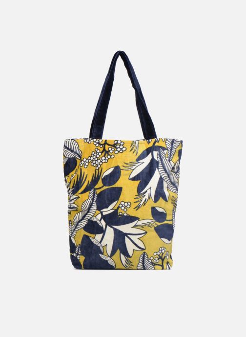 Monoprix Femme TOTE BAG VELOURS FLEURS (Jaune) - Sacs à main chez ...
